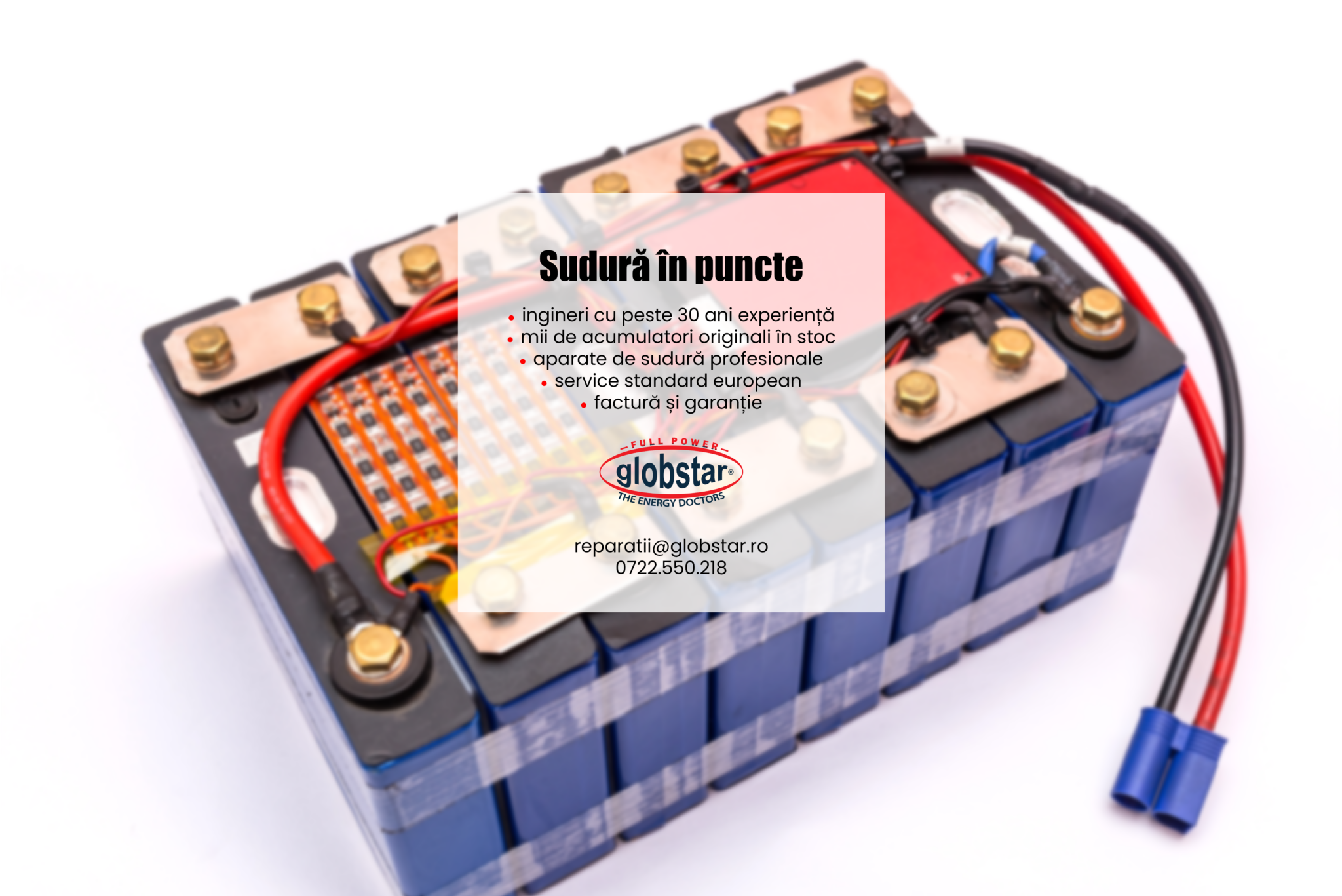 Reparatii Baterii & Acumulatori Trotinete & Biciclete Electrice Li-Ion